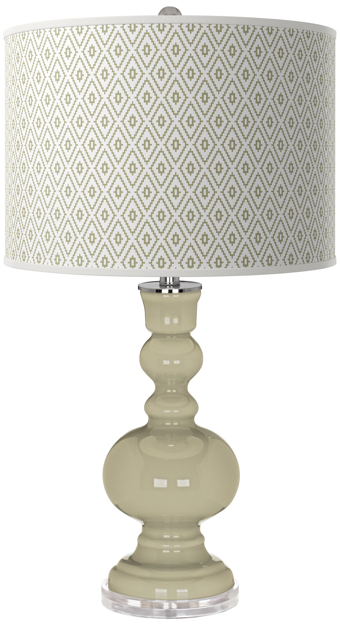 Sage Diamonds Apothecary Table Lamp - #680H6 | Lamps Plus