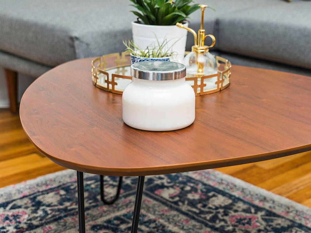 Salish 32" Wide Walnut Wood Modern Coffee Table - #24W49 | Lamps Plus