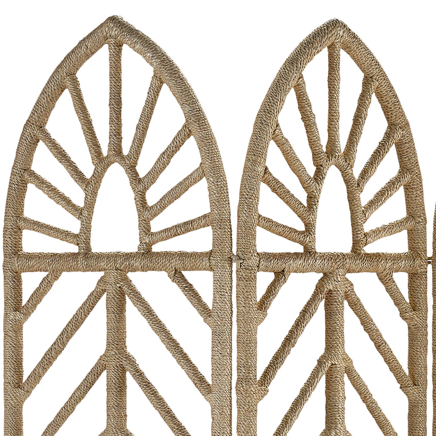 Samal 53" Wide Natural Abaca Rope Room Divider - #471X0 | Lamps Plus