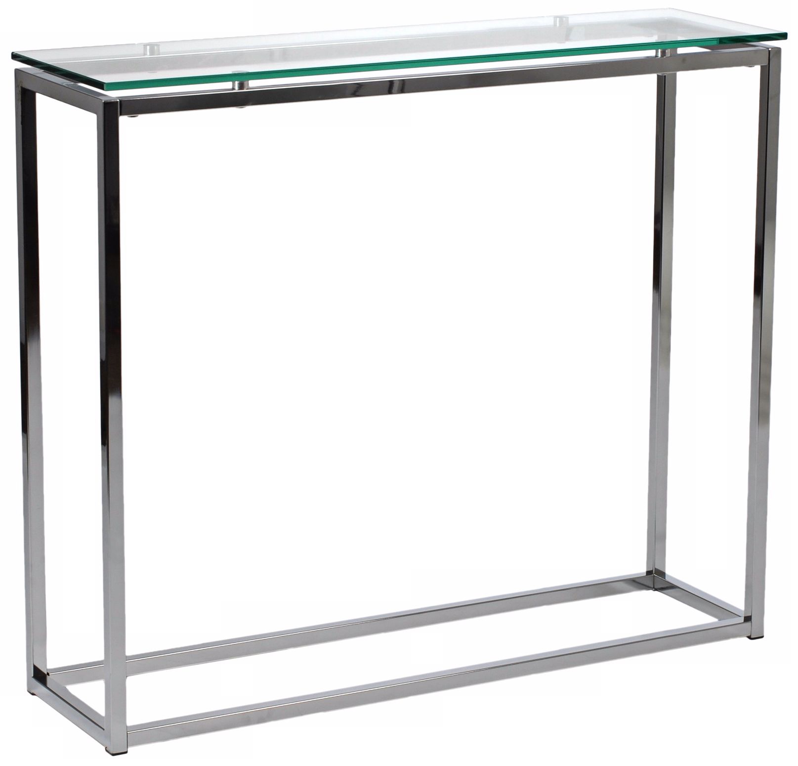 Sandor 36" Wide Clear Glass Modern Console Table - #X7389 | Lamps Plus