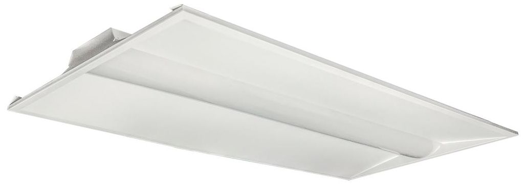 Satco 2' x 4' White Single Basket LED Recessed Troffer Light - #95M07 ...
