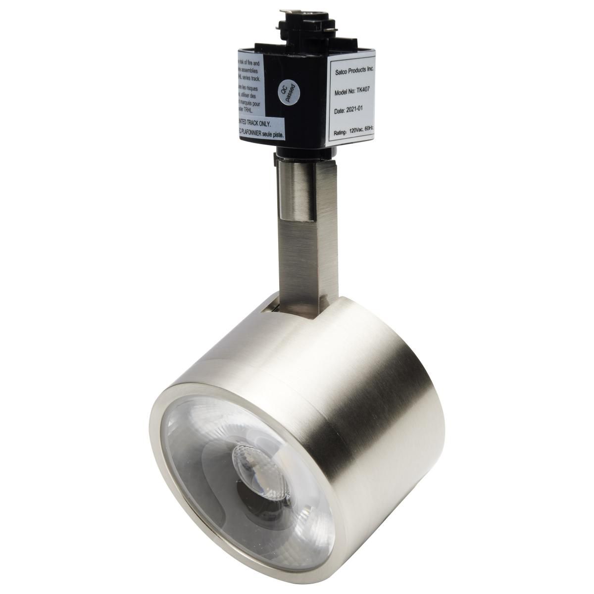 Satco Yamato 3-Light Brushed Nickel Round Head LED Track Kit - #43Y65 ...