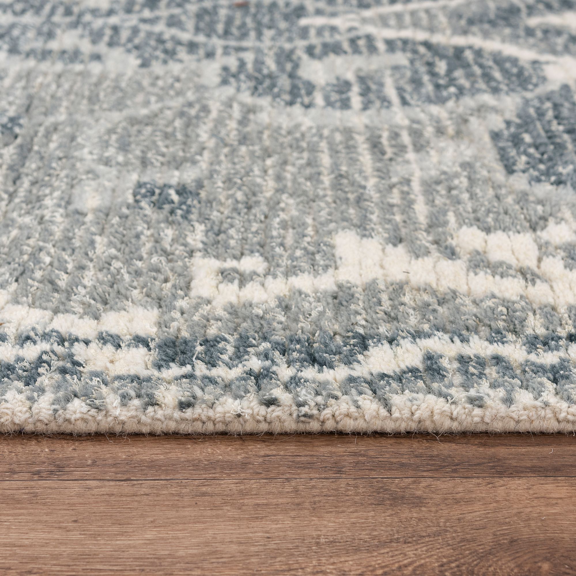 Serena SNA932 Gray Rectangular Area Rug - #017W2 | Lamps Plus