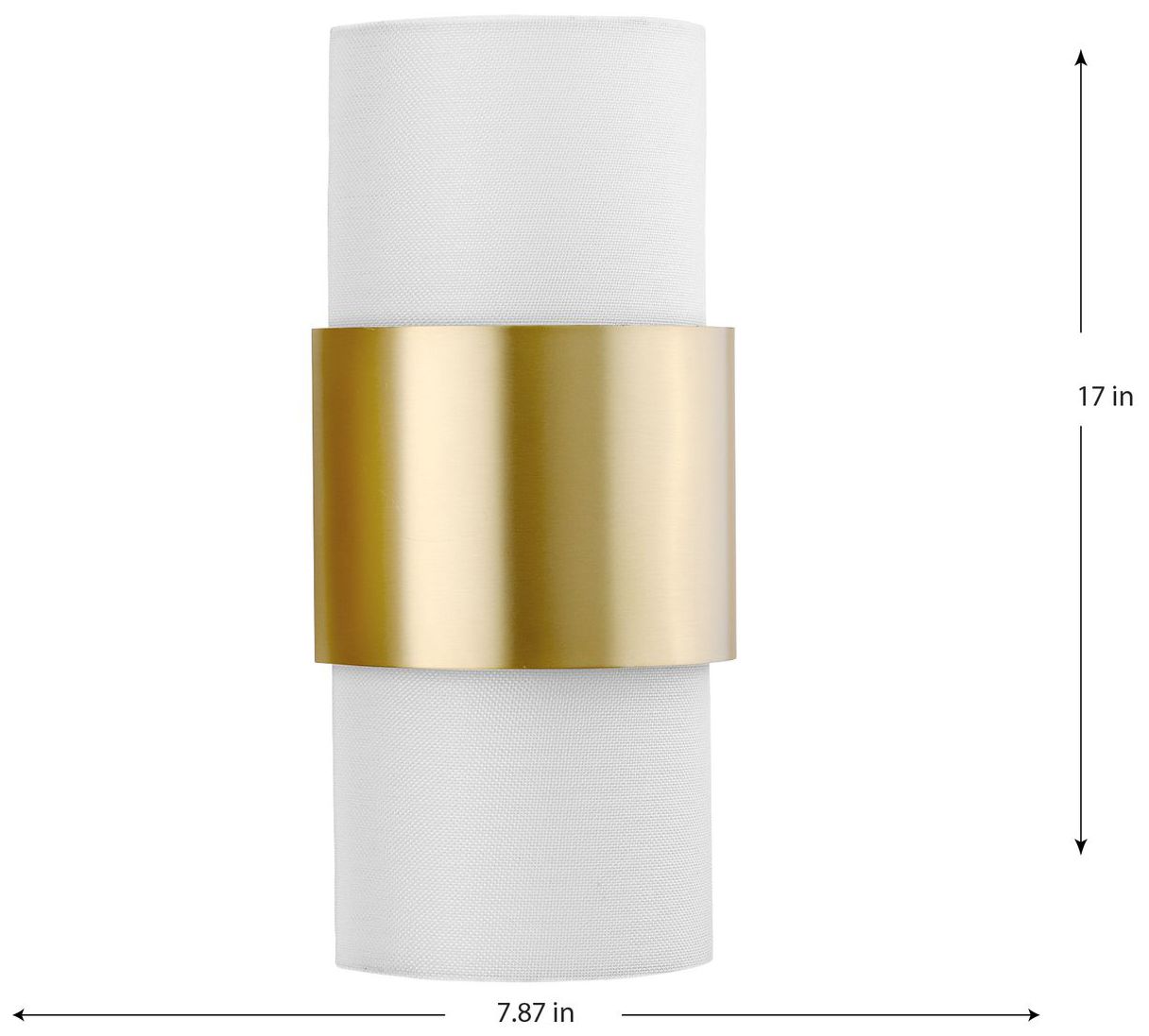 Silva Collection Two-Light White Linen Shade Wall Sconce - #AM713 ...