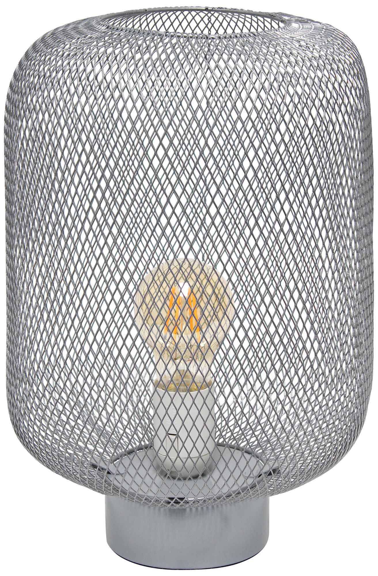 Simple Designs 12 1/4" High Black Metal Mesh Accent Table Lamp - #85K20 ...