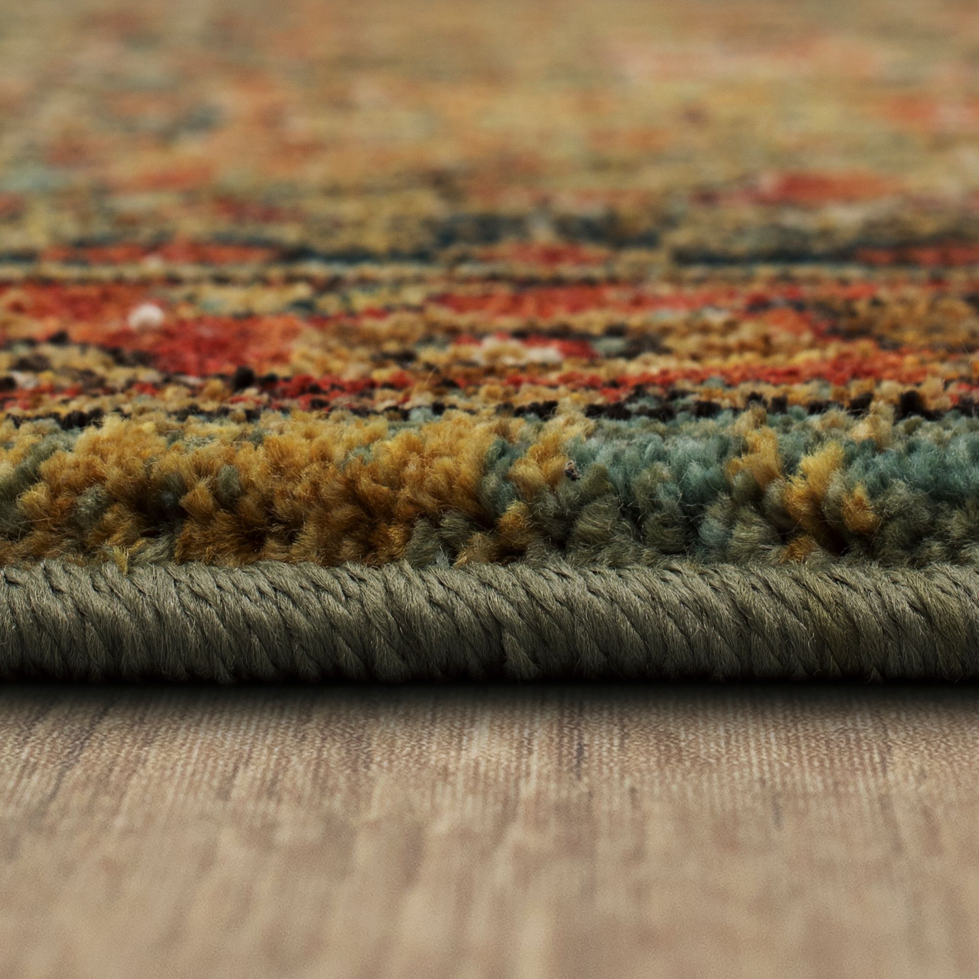 Karastan Spice Market 90662 Tigris Aquamarine Area Rug - #140C0 | Lamps ...