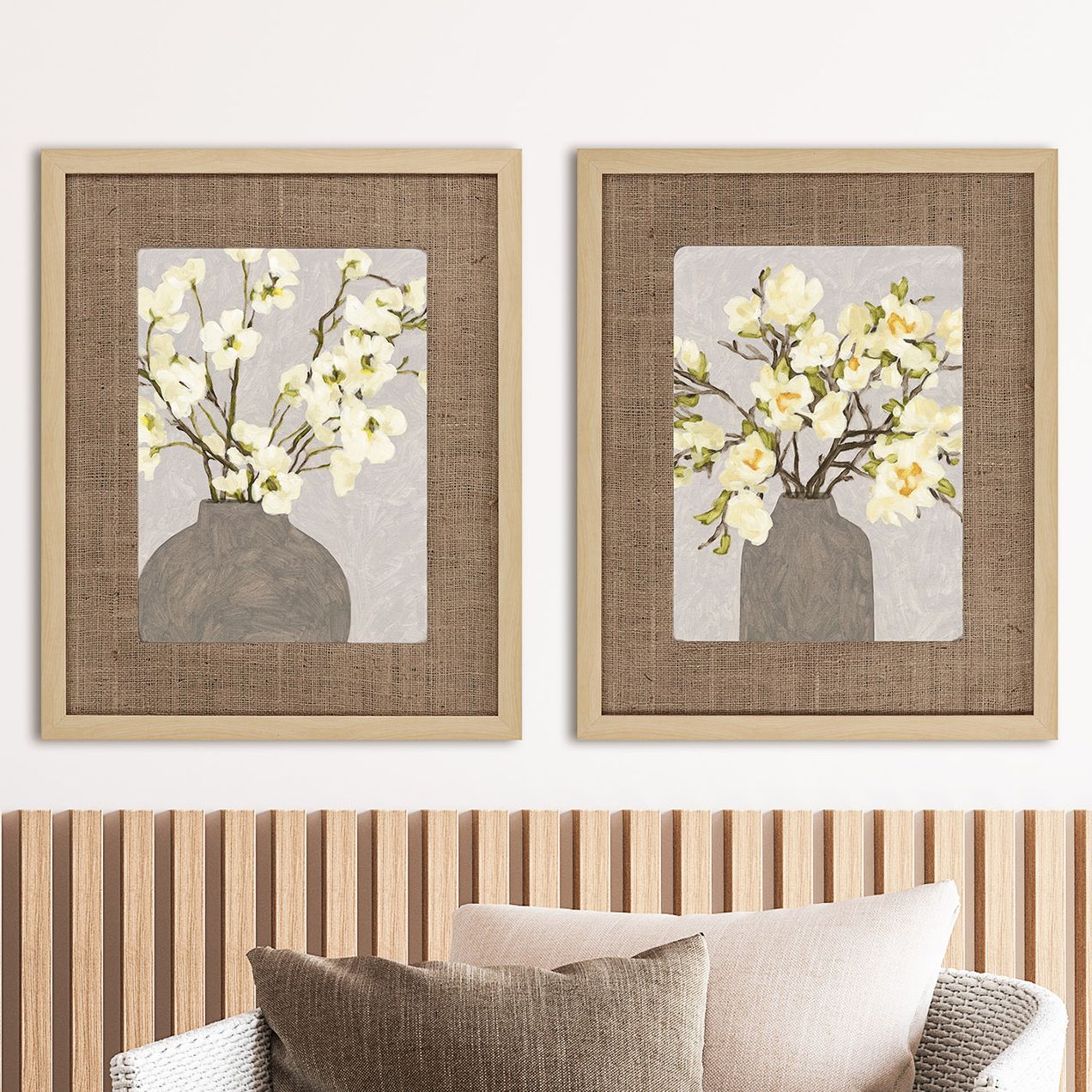 Spring Fling 24" High 2-Piece Giclee Framed Wall Art Set - #998Y9 ...