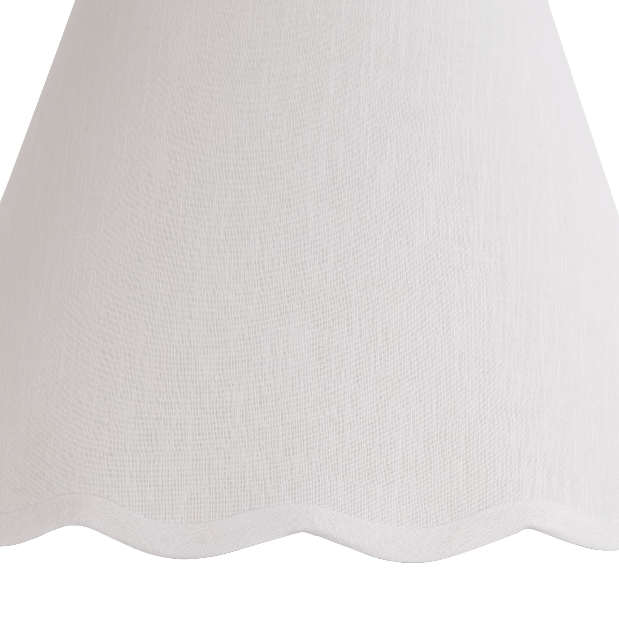 Springcrest Ivette White Scallop Empire Shade 6x12x9.5x9 (Spider ...