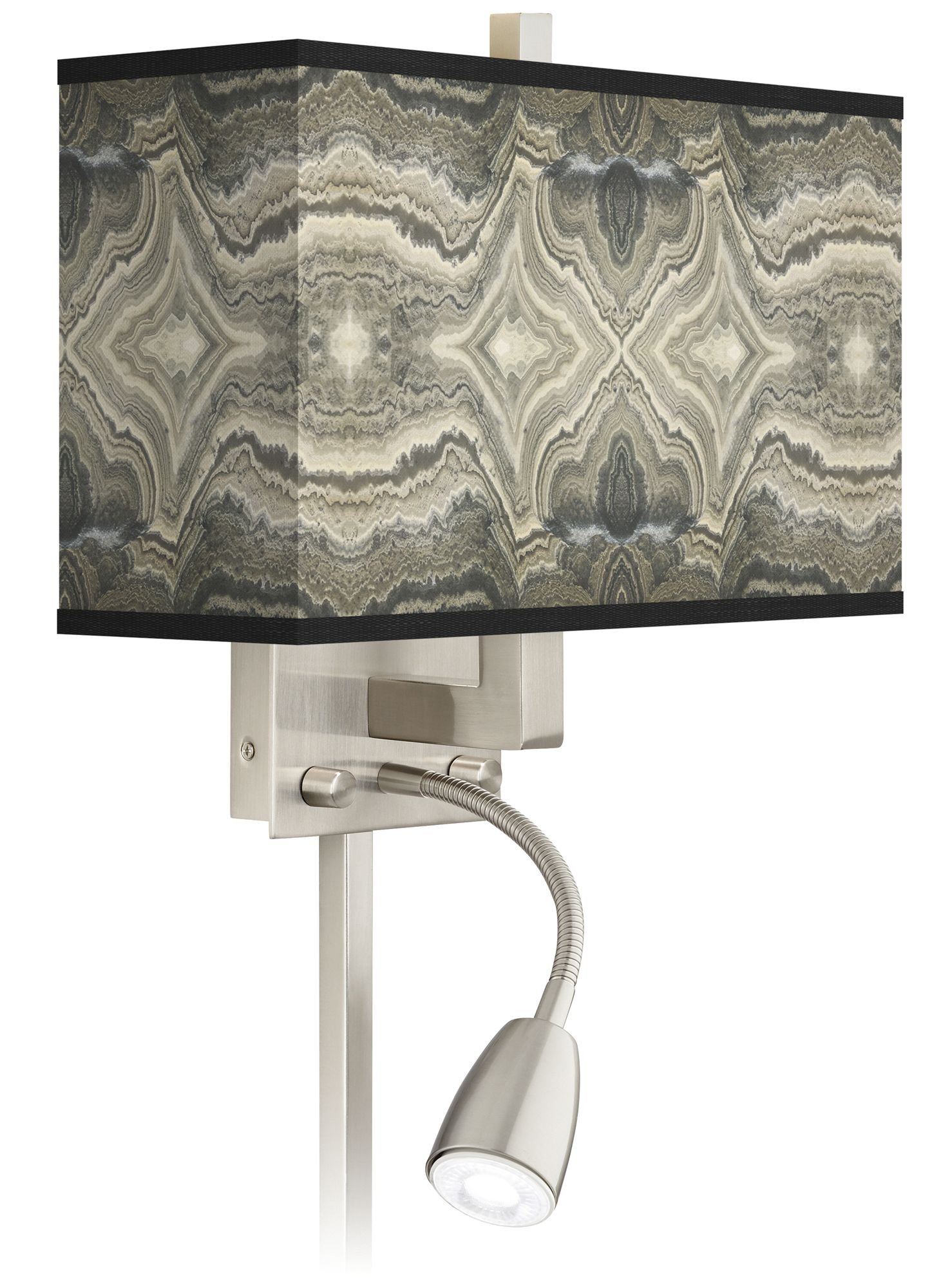 Calathea Gem Giclee Glow LED Reading Light Plug-In Sconce - #361V4 ...