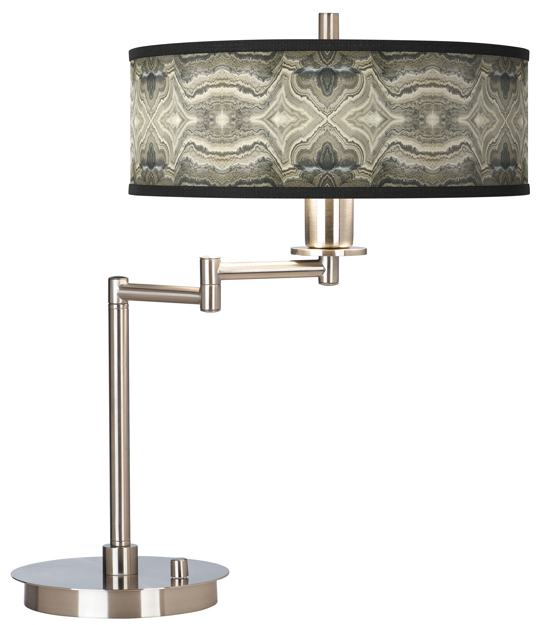 Deer Lodge Giclee Adjustable Swing Arm Modern Rustic LED Desk Lamp ...