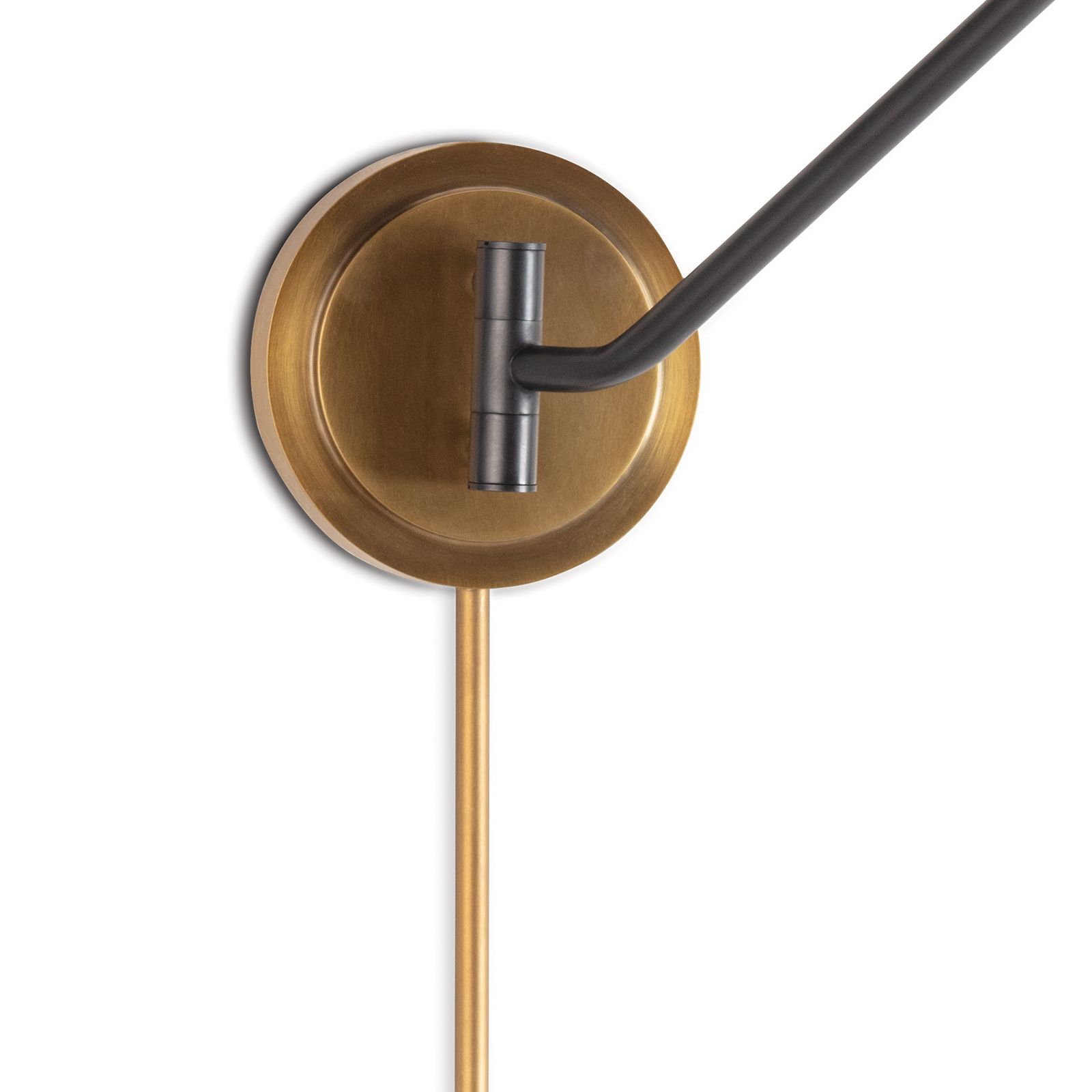 Spyder Blackened Brass Hardwire/Plug-In Single Arm Wall Lamp - #382H2 ...