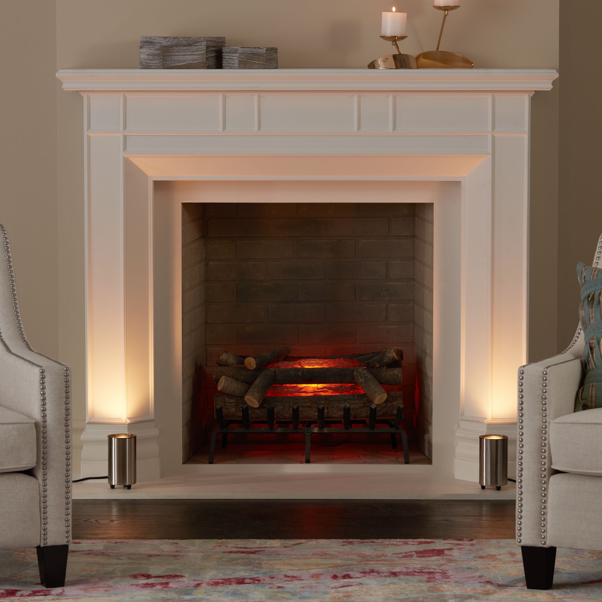 Steel 6 1/2" High LED Mini Can Accent Spot Light Set of 2 - #43W24 ...