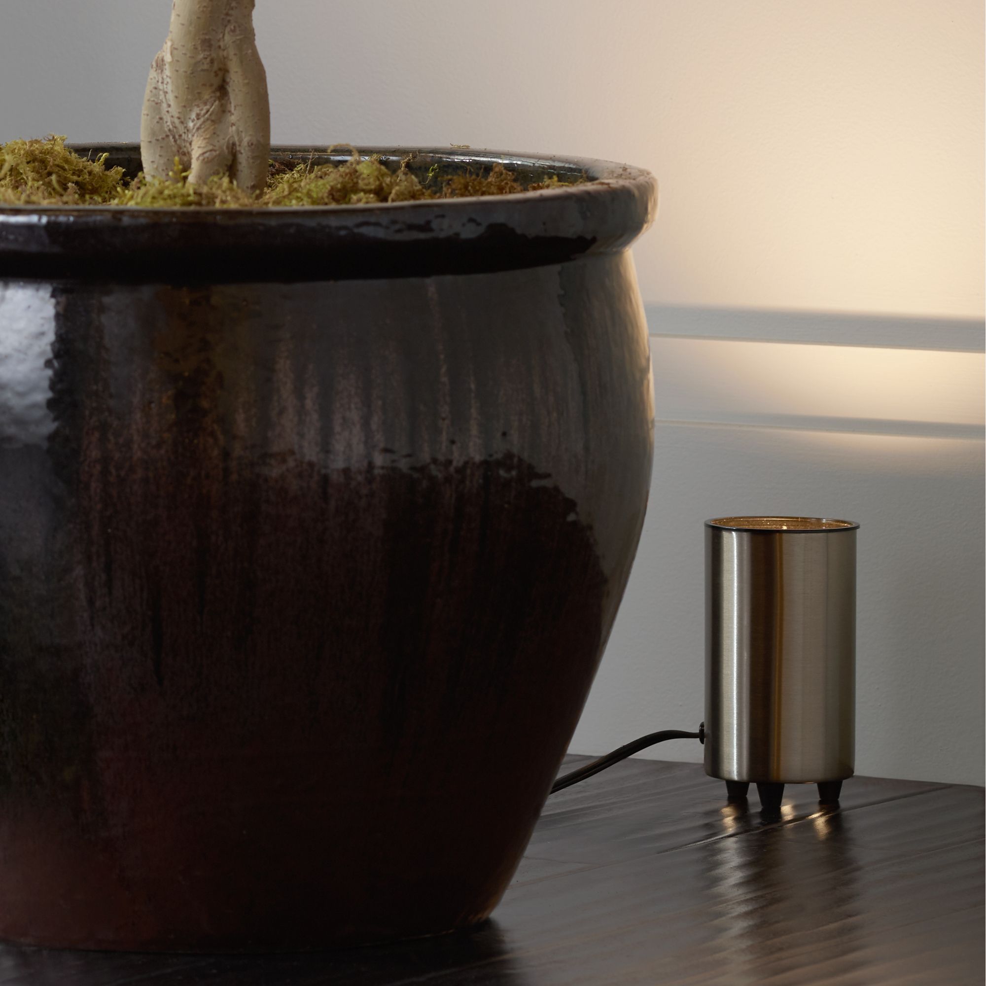 Steel 6 1/2" High LED Mini Can Accent Spot Light Set of 2 - #43W24 ...