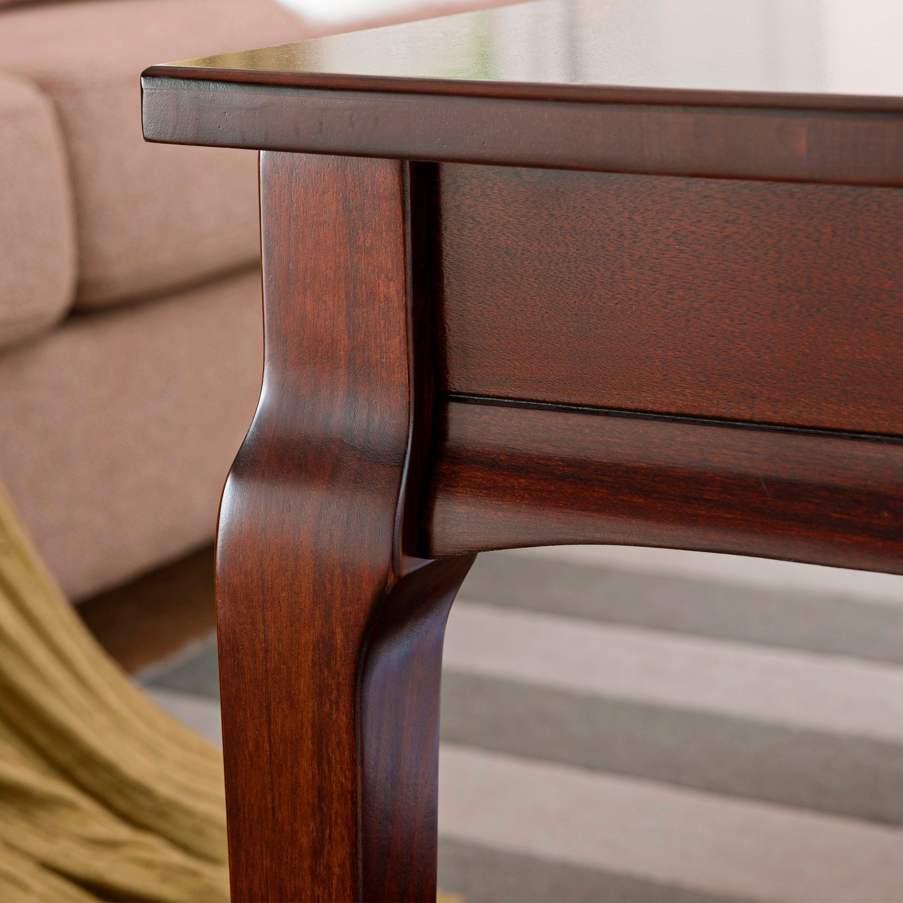 Stratus 38" Wide Heartwood Cherry Wood Coffee Table - #35N38 | Lamps Plus