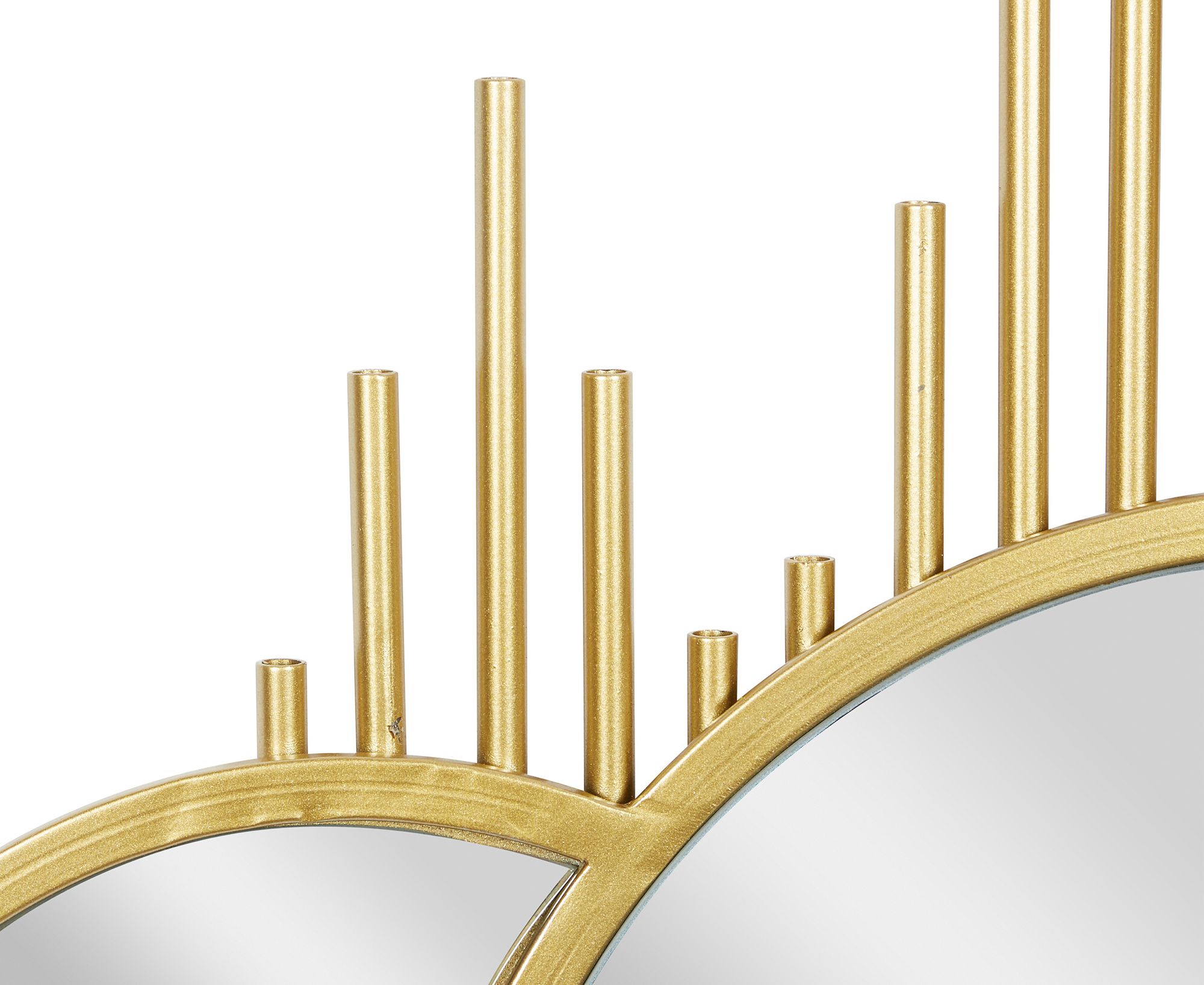 Strazzanta Polished Gold Metal 27" x 39" Wall Mirror - #769P3 | Lamps Plus