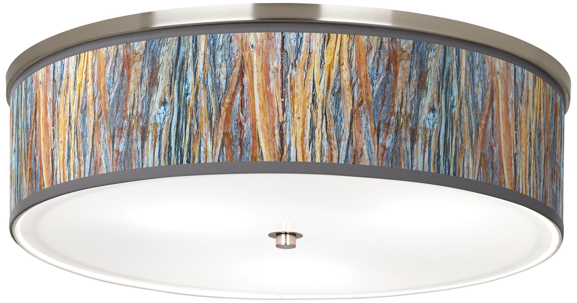 Magnolia Mosaic Giclee Nickel 20 1/4" Wide Ceiling Light - #76G14 ...