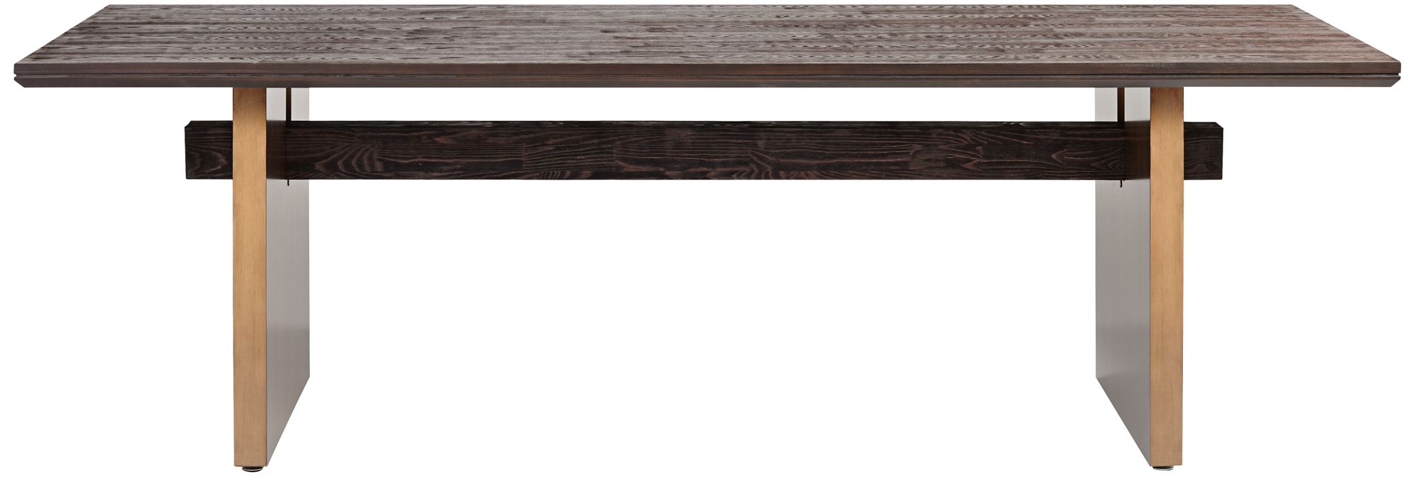 Studio 55D Rustic Modern 94" Wide Wood Plank Dining Table - #191N2 ...
