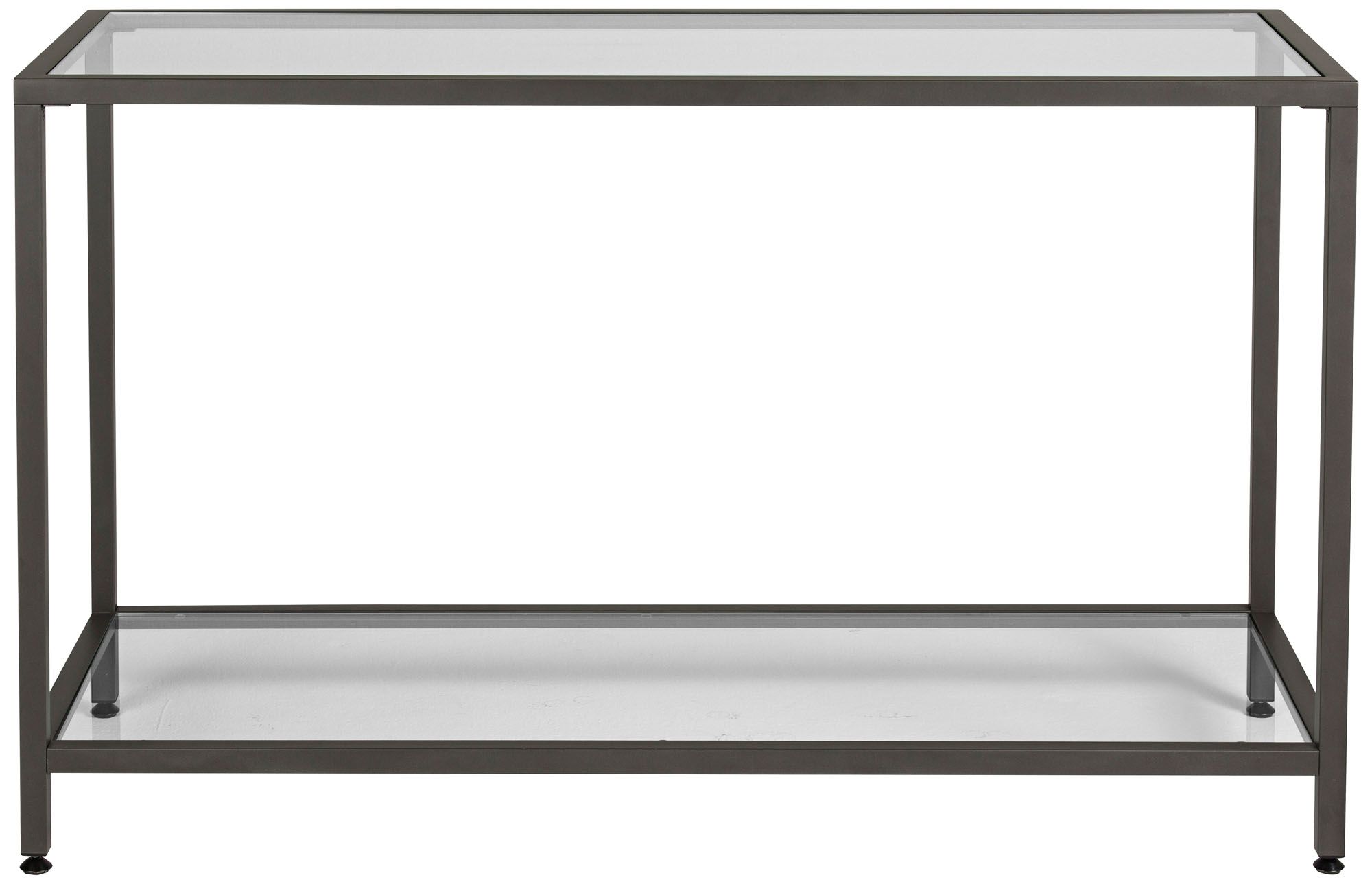 Studio Designs 47" Wide Pewter Finish Glass Console Table - #9D920 ...