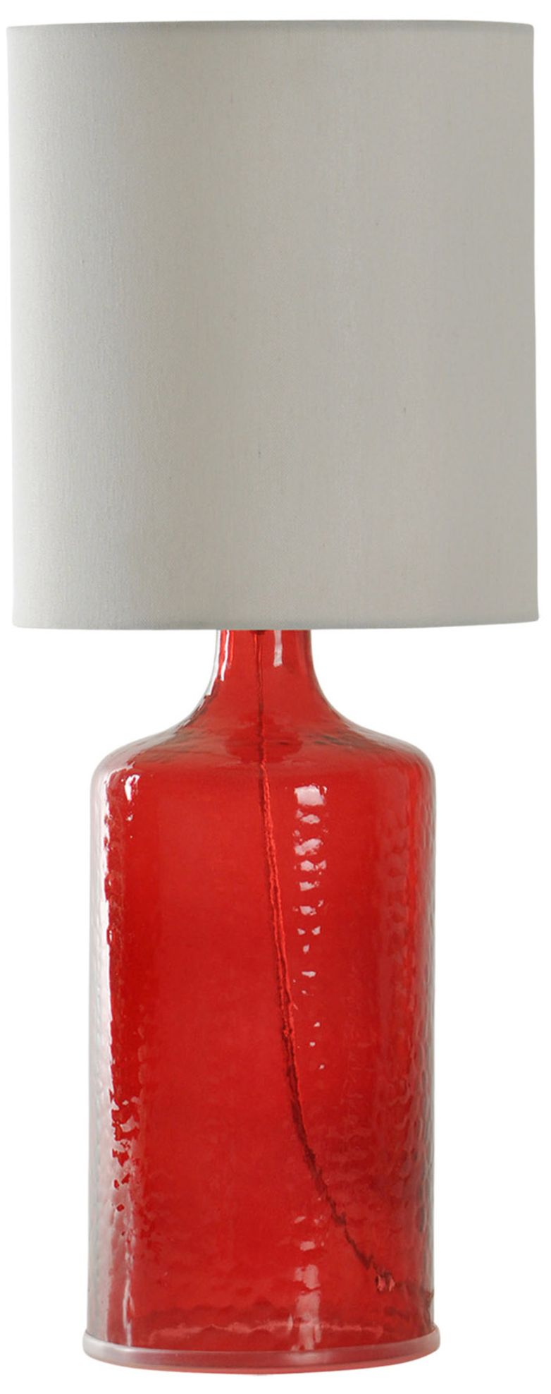 Stylecraft 21.5" High Farmhouse Red Glass Table Lamp - #297A3 | Lamps Plus