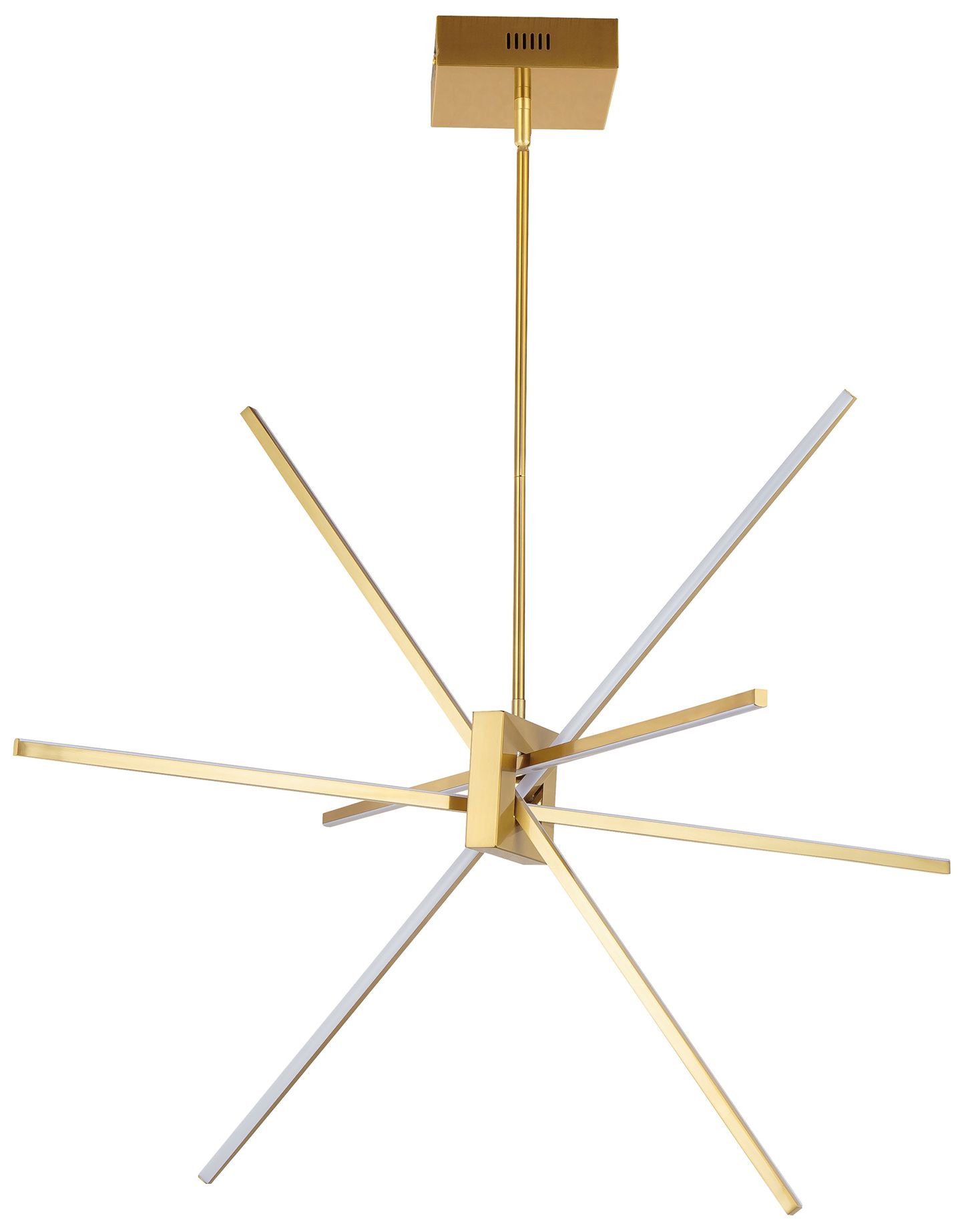 Summit 30" Wide Aged Brass 46W LED Chandelier - #1902C | Lamps Plus