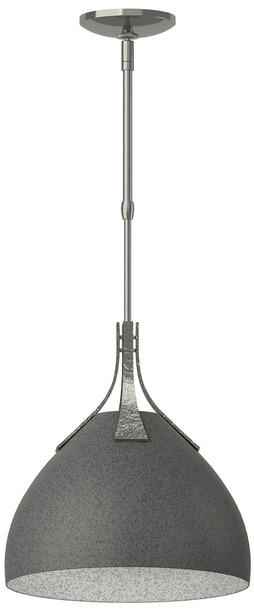 Summit Pendant - Sterling Finish - Natural Iron Accents - Standard ...