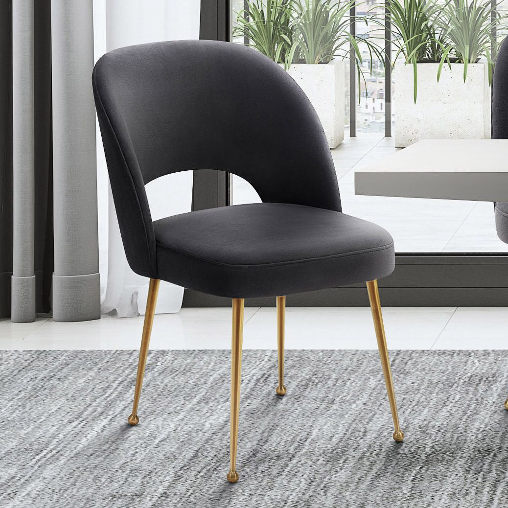 Retro velvet dining chairs store