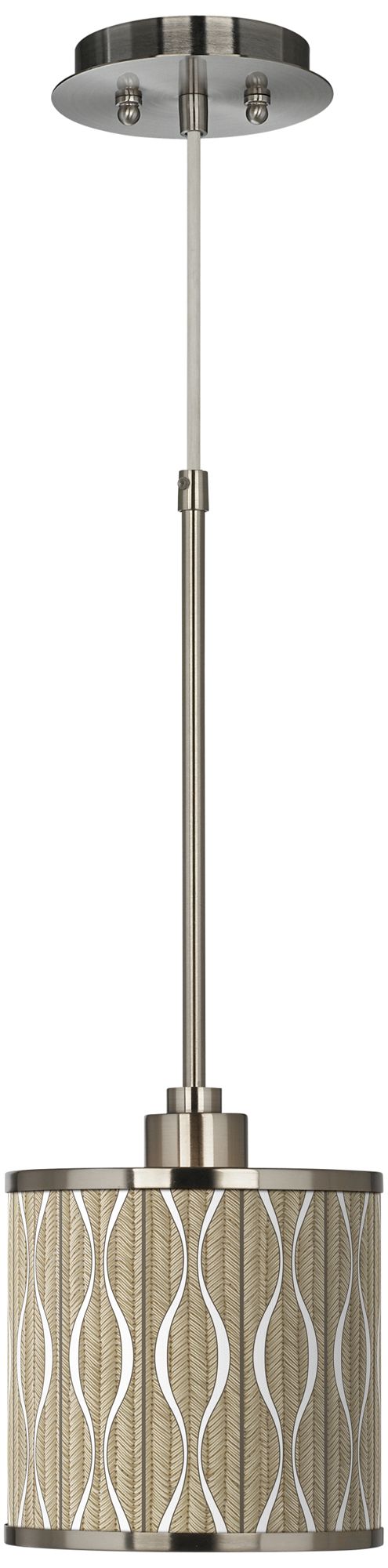 Birch Blonde Giclee Glow Mini Pendant Light - #28C32 | Lamps Plus