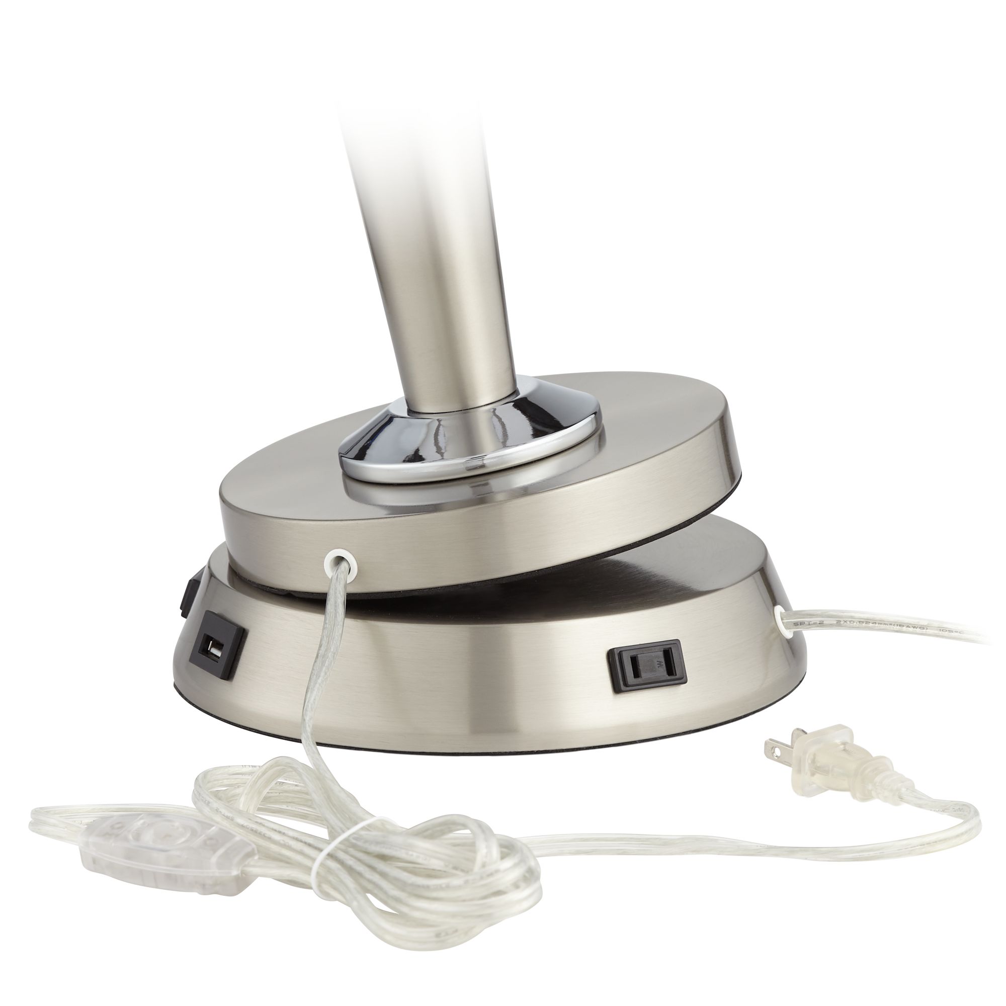 Synergy Ovo Table Lamp with USB Workstation Base - #68W64 | Lamps Plus