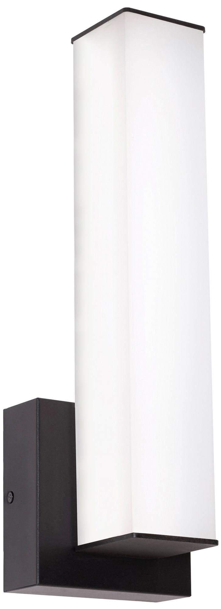 Tad 14" High Black LED Sconce - #2533F | Lamps Plus