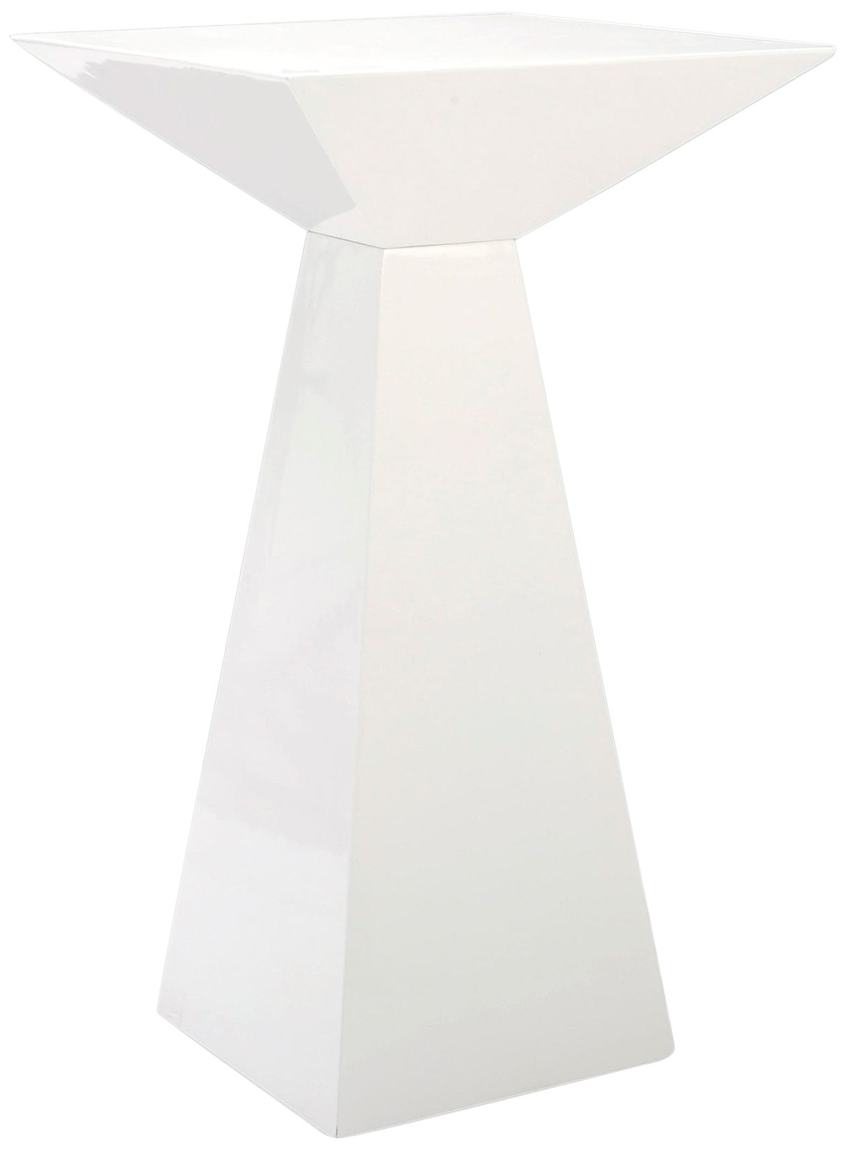 Tad 23 3 4 Wide White Lacquered Wood Square Bar Table 495F7 Lamps Plus