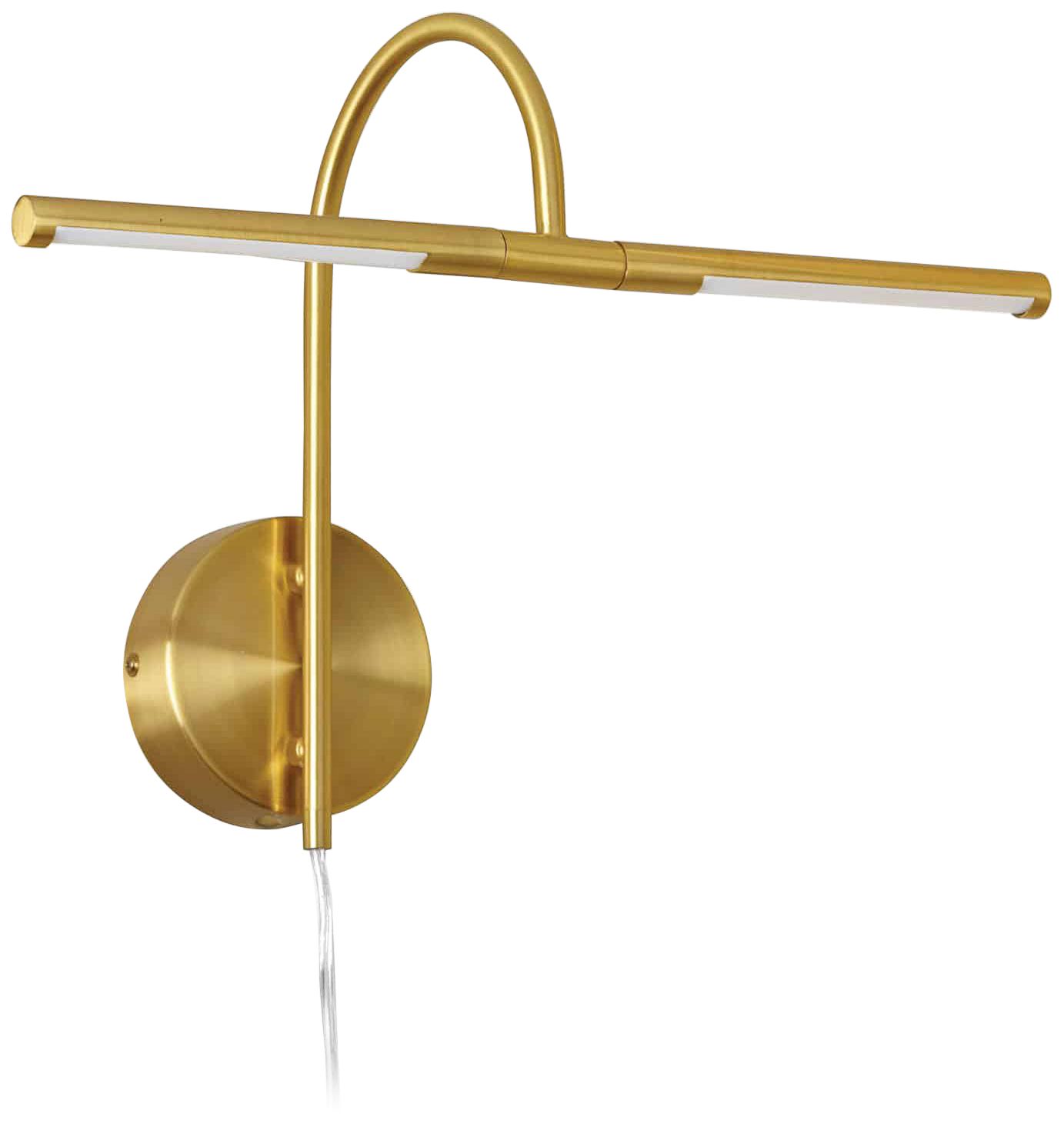 Talla 17 1/2" Wide Matte Black Plug-In LED Picture Light - #474N1 ...