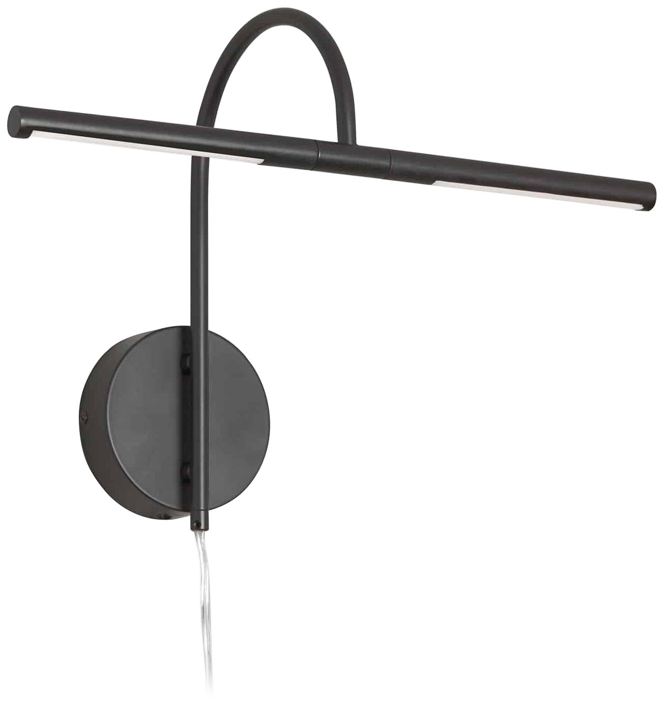 Talla 17 1/2" Wide Matte Black Plug-In LED Picture Light - #474N1 ...