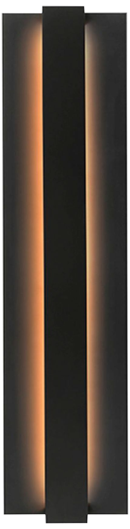 Tech Lighting Windfall 24" High Black LED Outdoor Wall Light - #11E14 ...