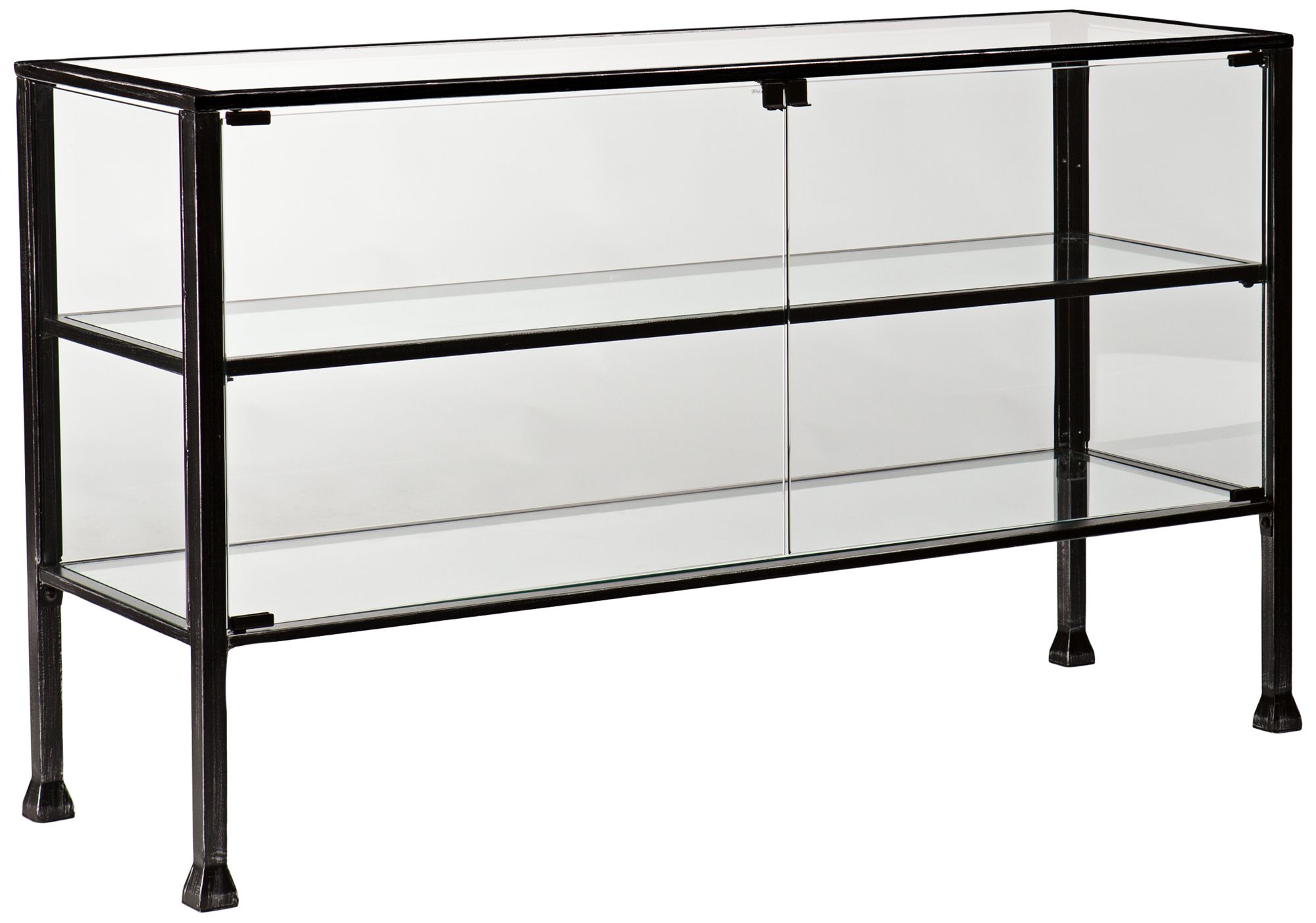 Terrance 42 1/2" Wide Glass Display Case Console Table - #35E82 | Lamps ...