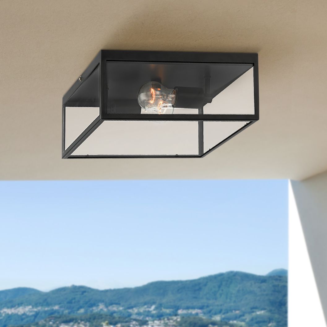 Contemporary, Flush Mount Outdoor Lighting | Lamps Plus