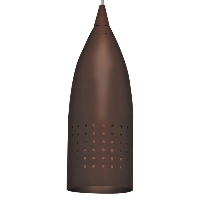 Tomahawk 4 1/2" Wide Bronze Metal LED Mini Pendant - #69Y12 | Lamps Plus