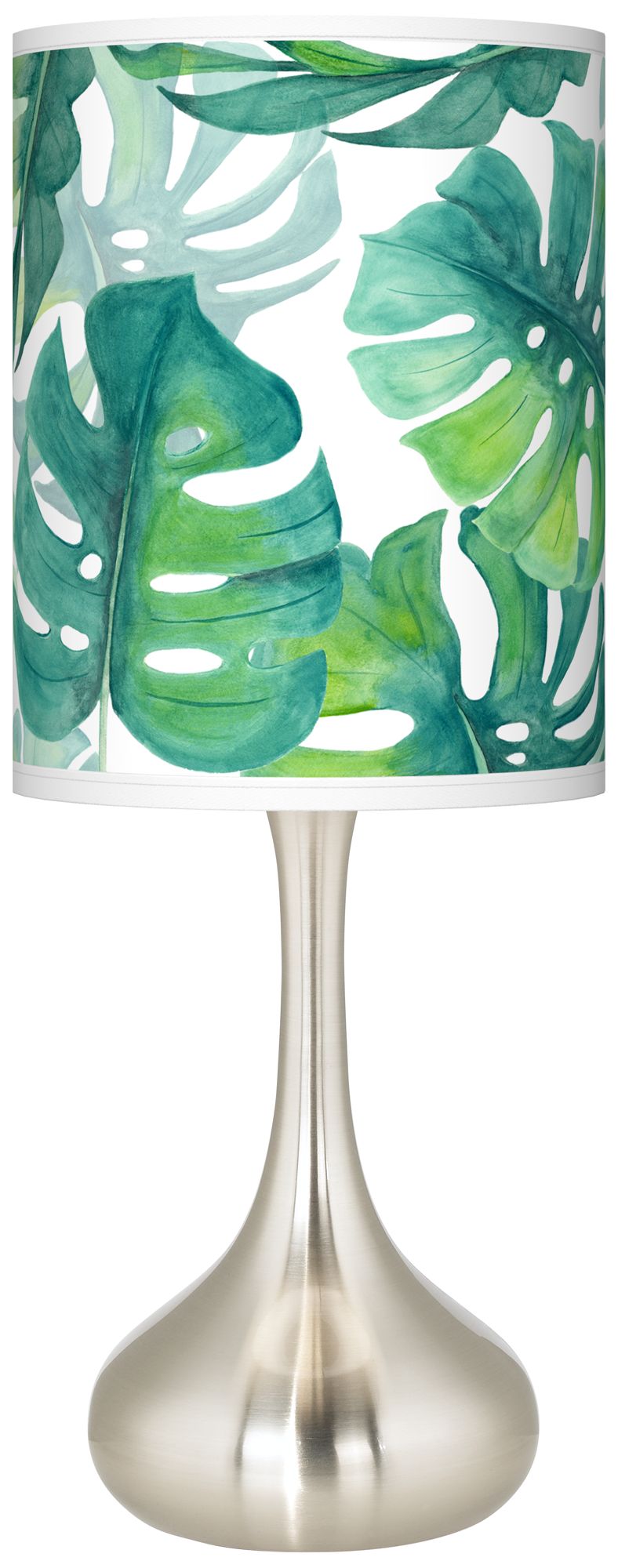 Tropica Giclee Modern Tropical Droplet Table Lamp - #27P57 | Lamps Plus