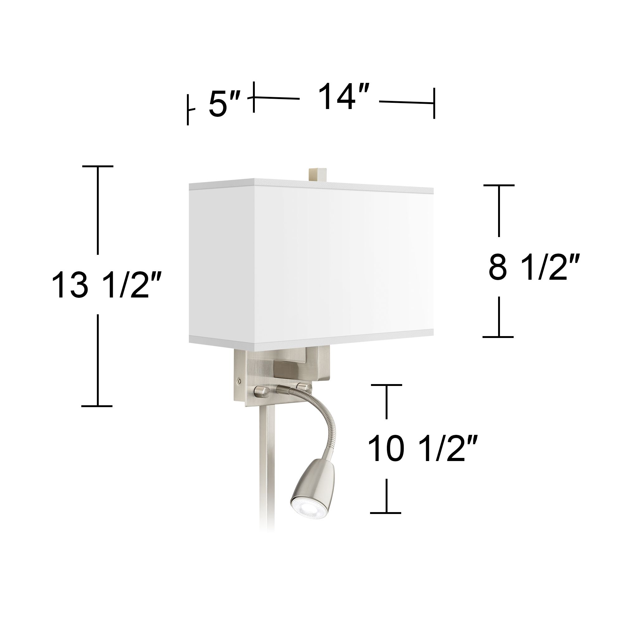 Tropical Woodwork Giclee Glow LED Reading Light Plug-In Sconce - #37H43 ...