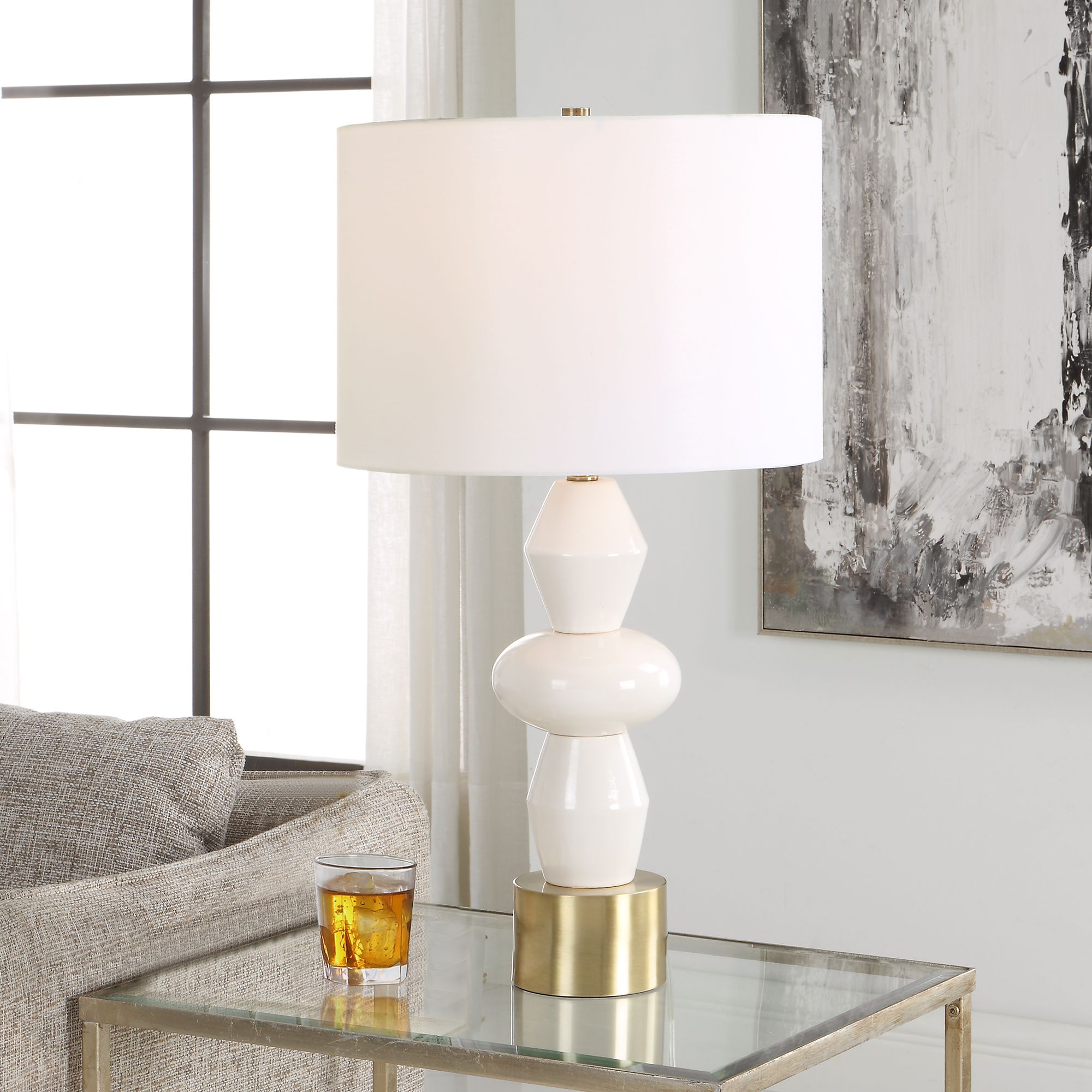 White, Mid-Century, Ceramic - Porcelain Table Lamps | Lamps Plus