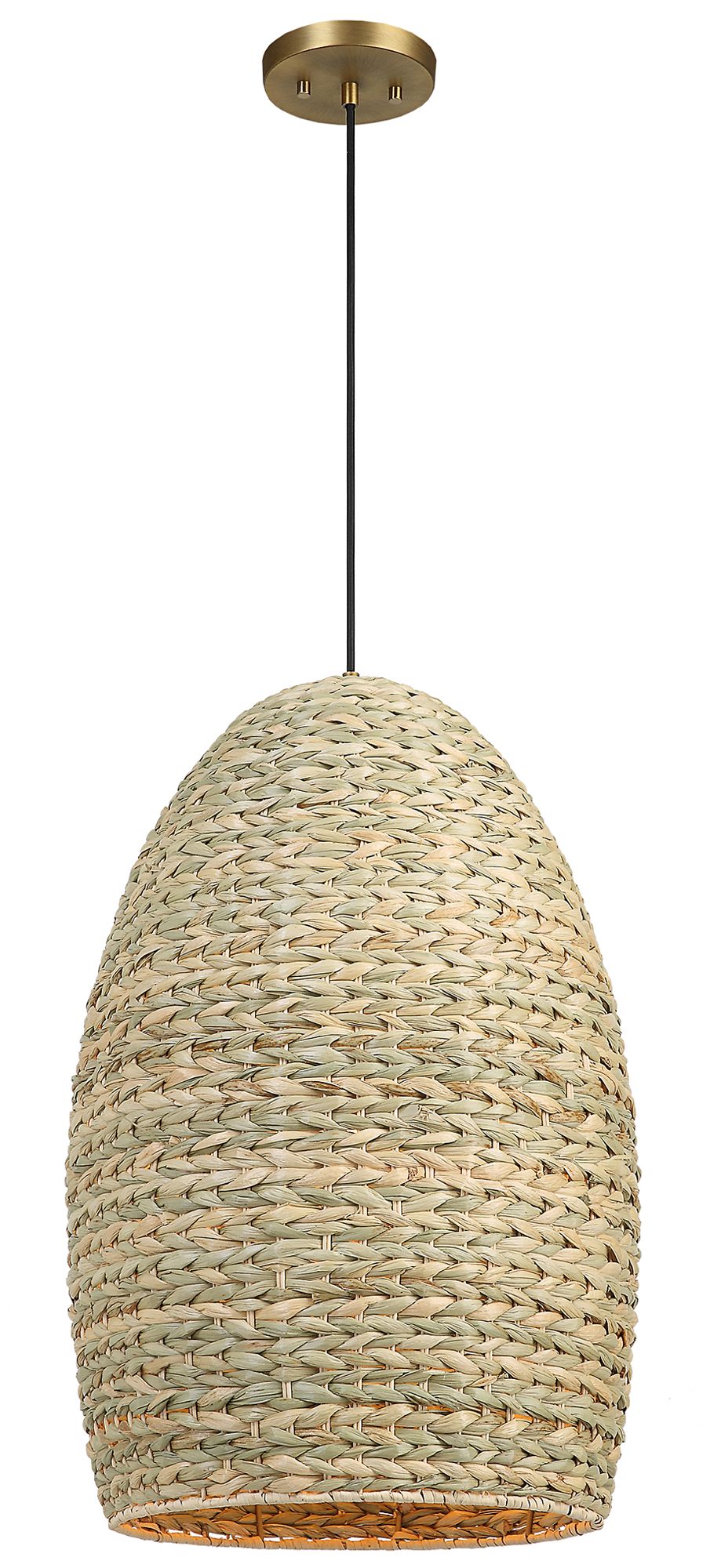 Uttermost Cardamom 15" Wide Natural Corn Rope Pendant Light - #589P8 ...