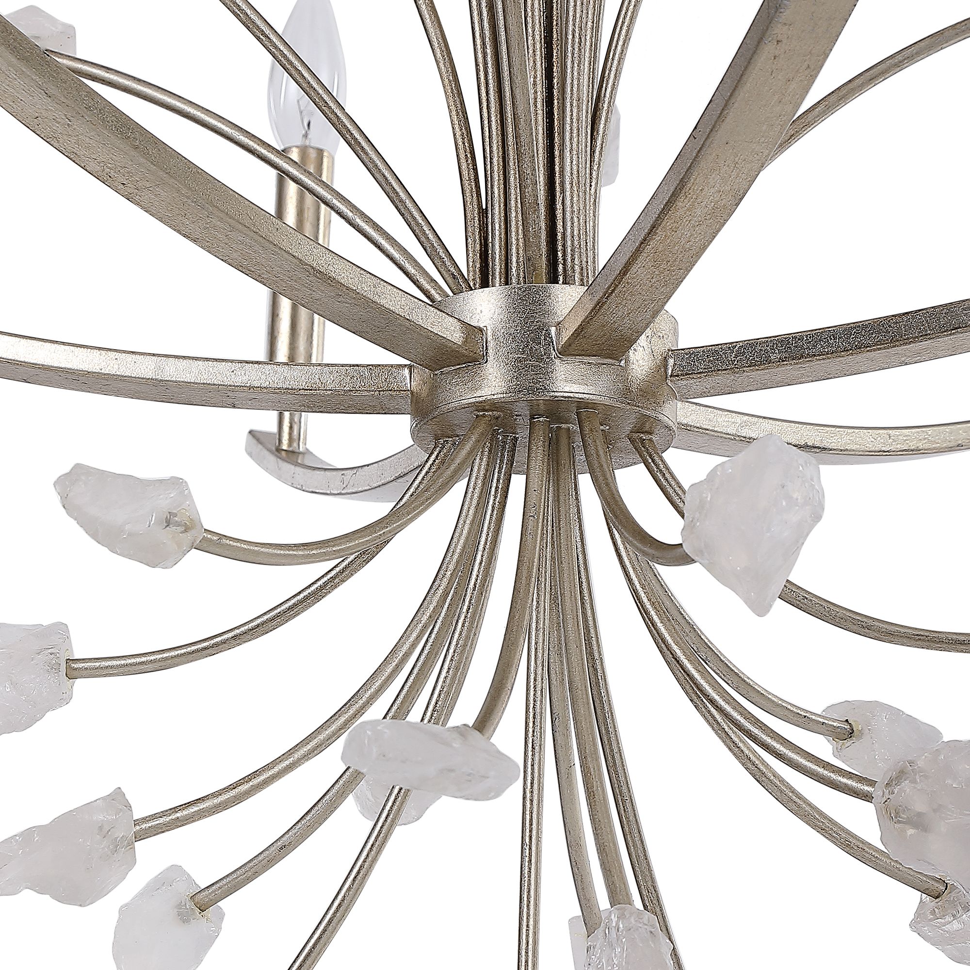 Uttermost Juliette 26 3/4" Wide Silver 6-Light Chandelier - #94N15 ...