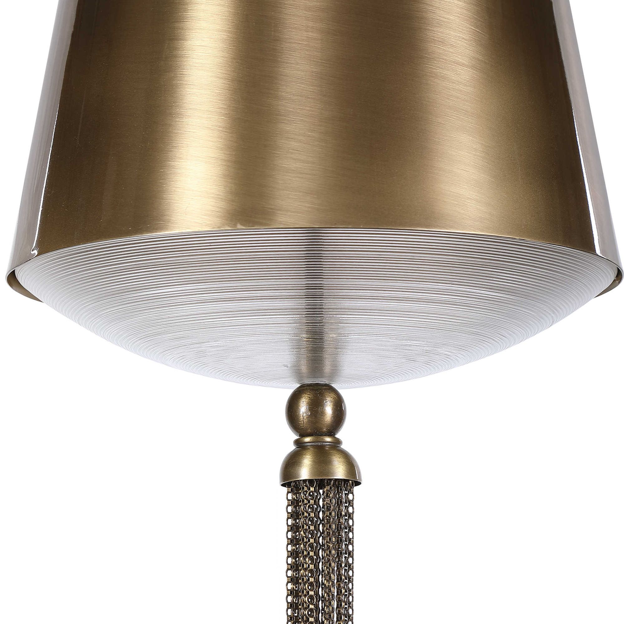Uttermost Nador Antique Brass Pendant Light - #84X27 | Lamps Plus