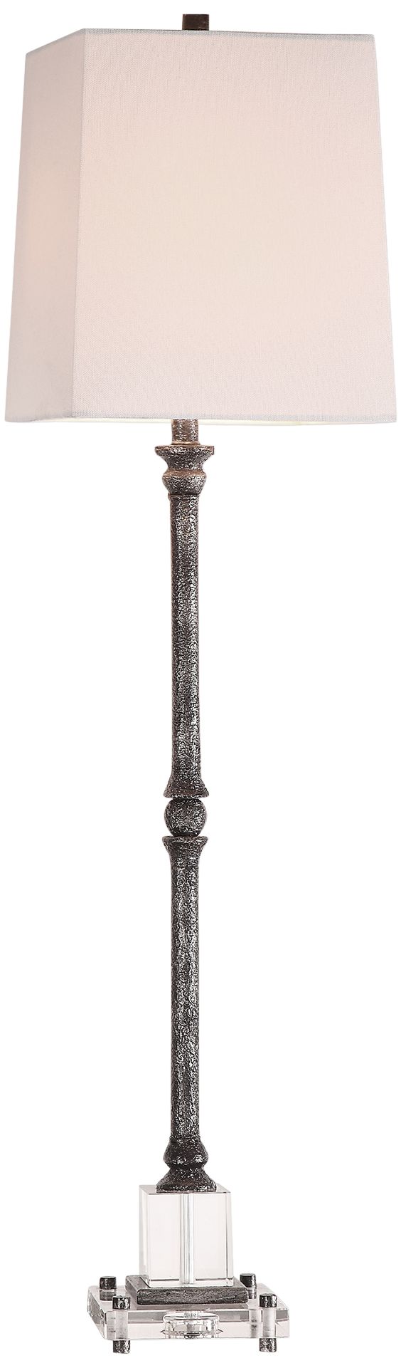 Uttermost Teala 36" High Aged Black Tall Buffet Table Lamp - #320D2 | Lamps Plus