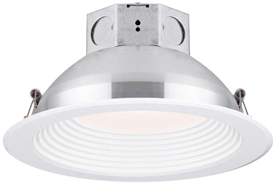 Veloce 6" White LED Baffle Downlight - #69R23 | Lamps Plus