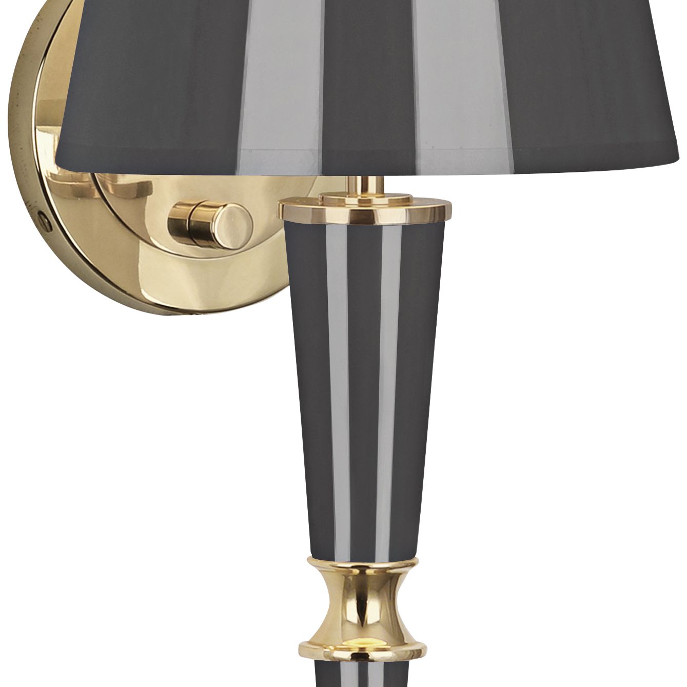 Versailles 23 1/4" High Ash Lacquer and Ash Shade Wall Lamp - #16T73 ...