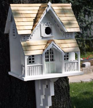 Victorian Cottage with Mounting Bracket Bird House - #H9581 | Lamps Plus