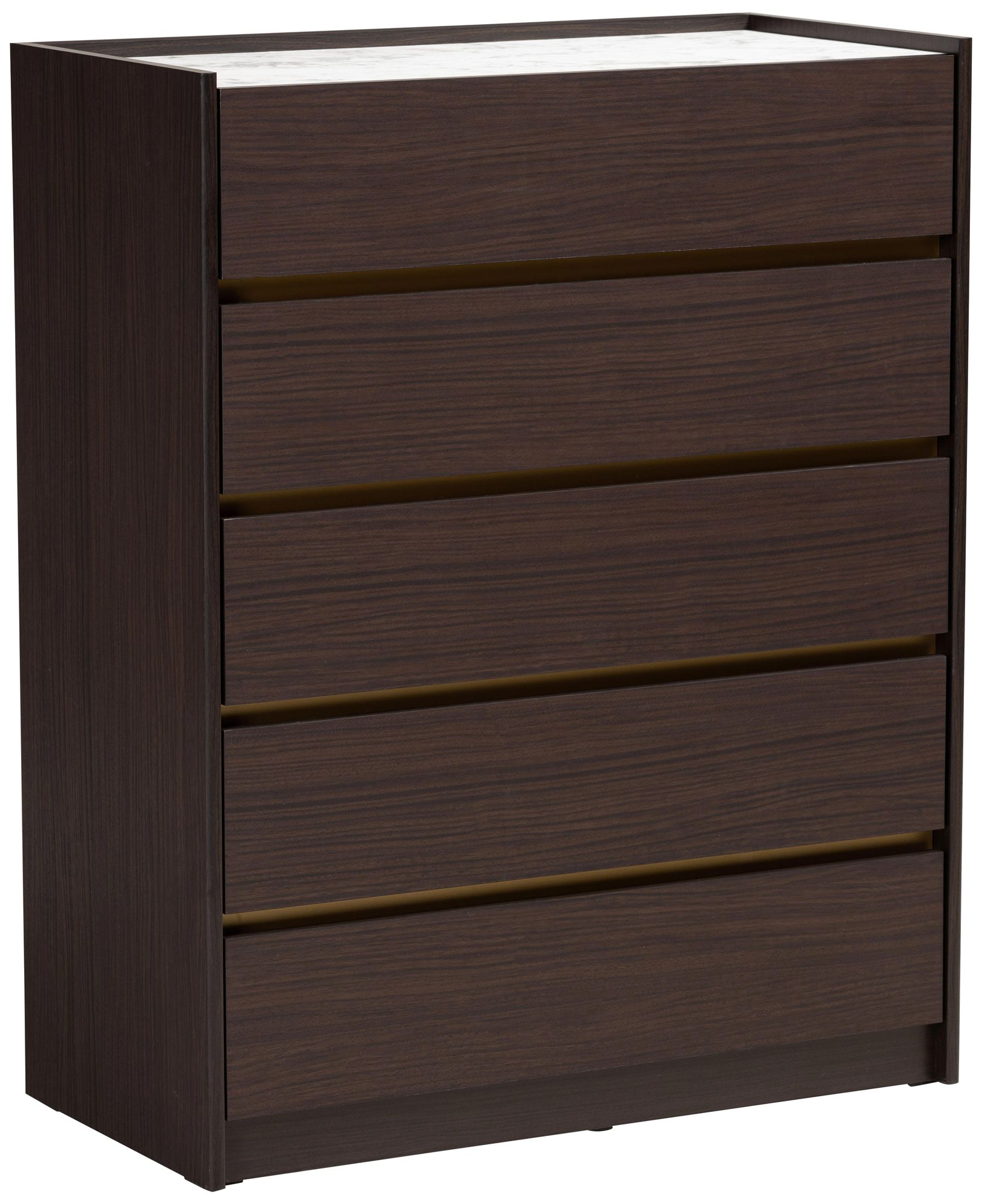 Walker 31 1/2" Wide Dark Brown 5-Drawer Accent Chest - #082Y0 | Lamps Plus