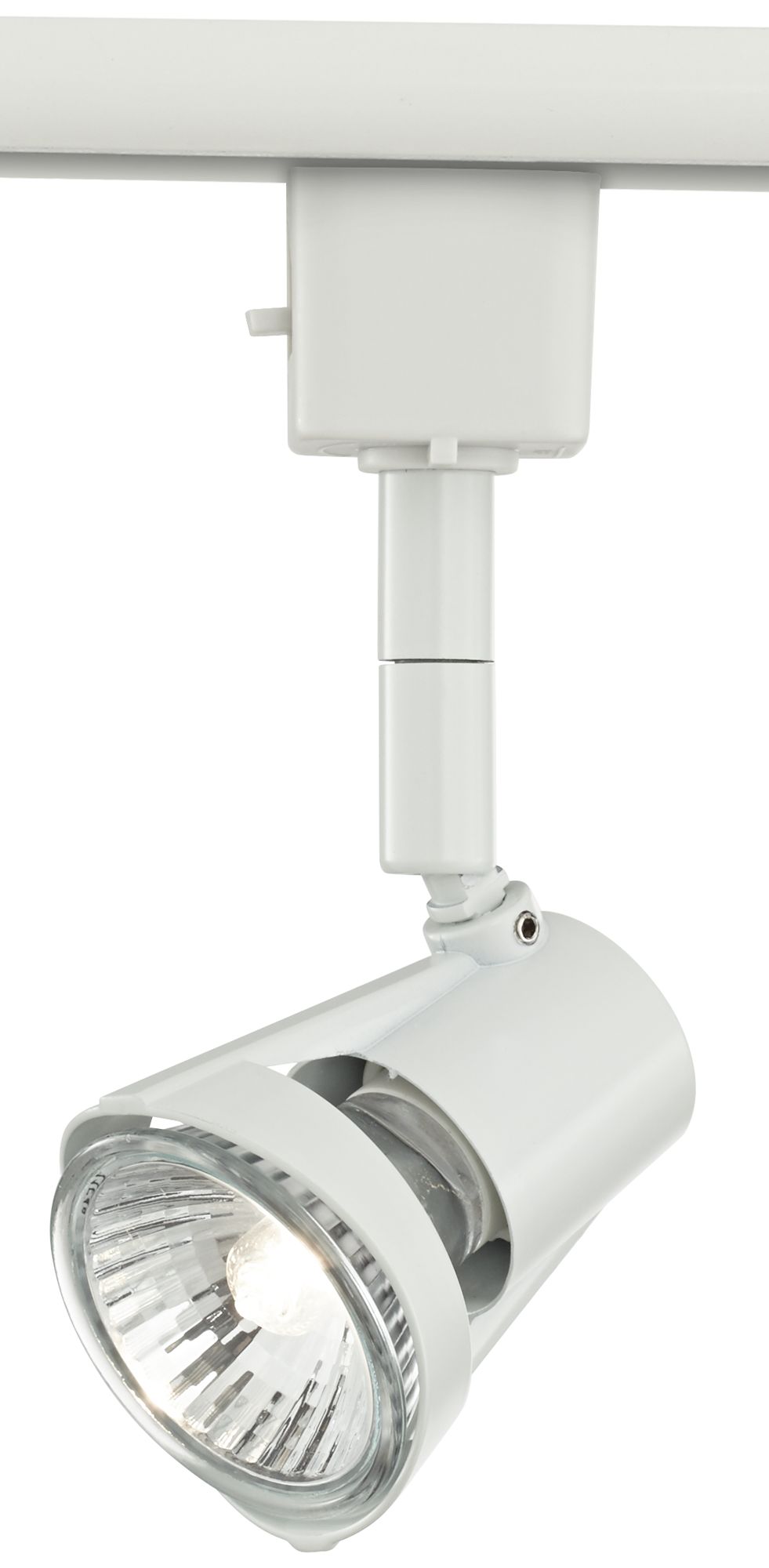 White GU10 50-Watt Halogen Track Light Head - #8K422 | Lamps Plus