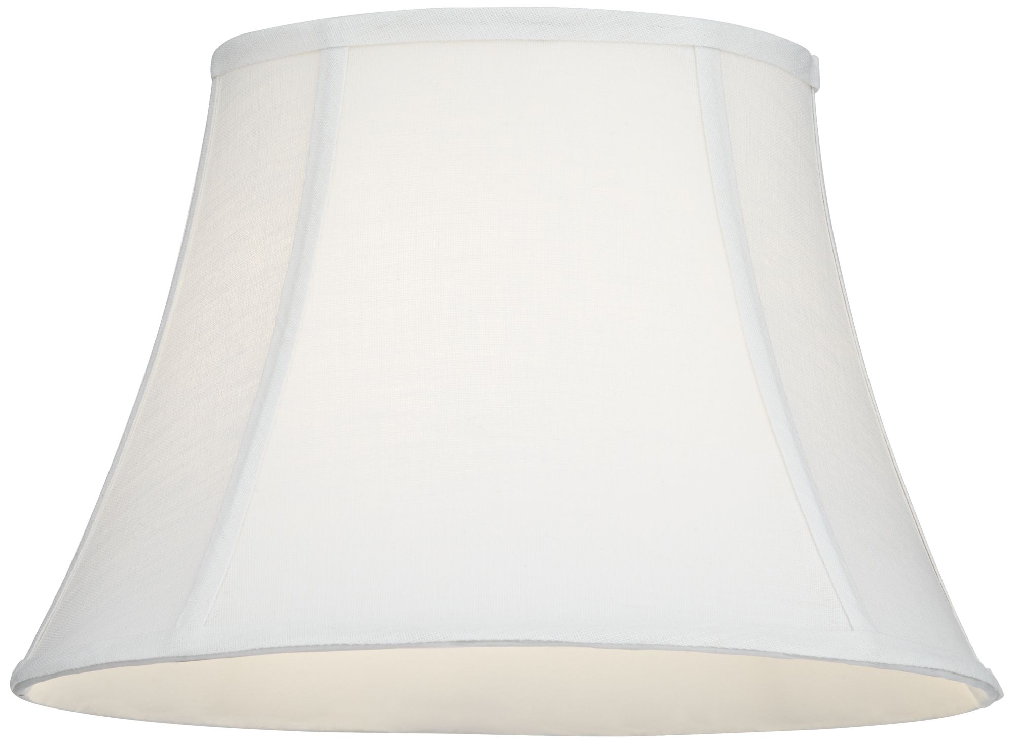 White Oval Lamp Shade 7/9x13/15x10.5x10 (Spider) - #405X4 | Lamps Plus