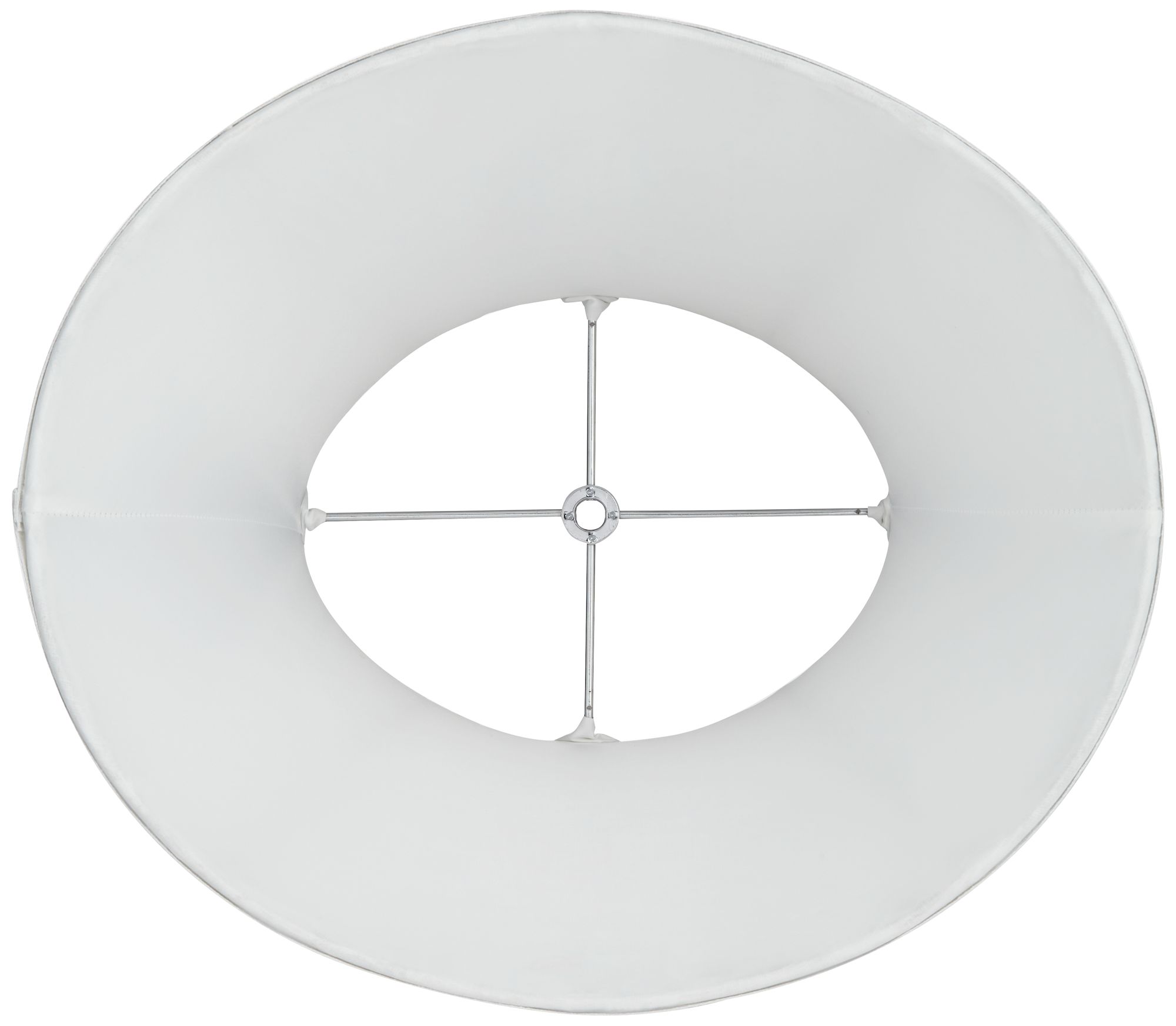 White Oval Lamp Shade 7/9x13/15x10.5x10 (Spider) - #405X4 | Lamps Plus
